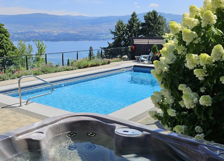 Stunning Lake View Pool/hot Tub Outdoor Kitch - Kelowna