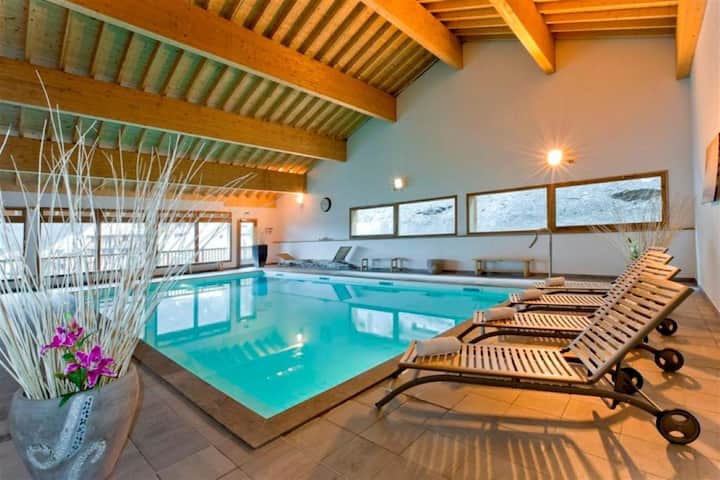 Hameau 4 502 - Spa & Piscine Appartement 6 Pers - Orelle