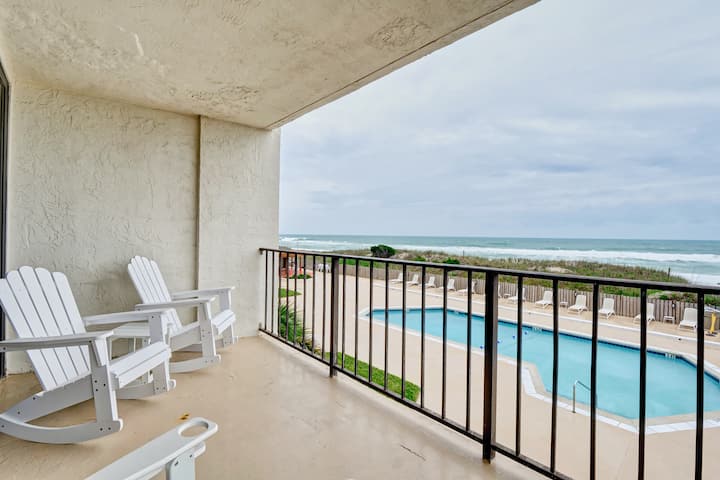 Updated Oceanfront 3br W/ Pool, Cabana, Tennis! - Wrightsville Beach, NC