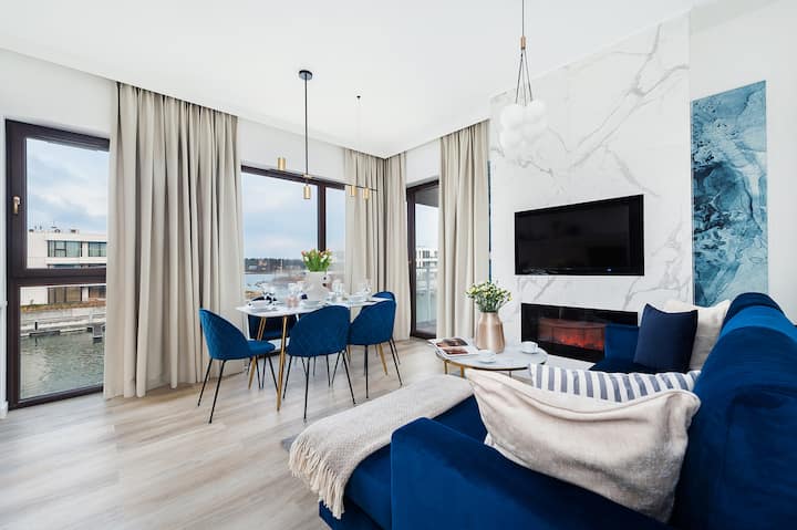Un Séjour Unique Dans Une Marina Balnéaire Moderne - Gdańsk