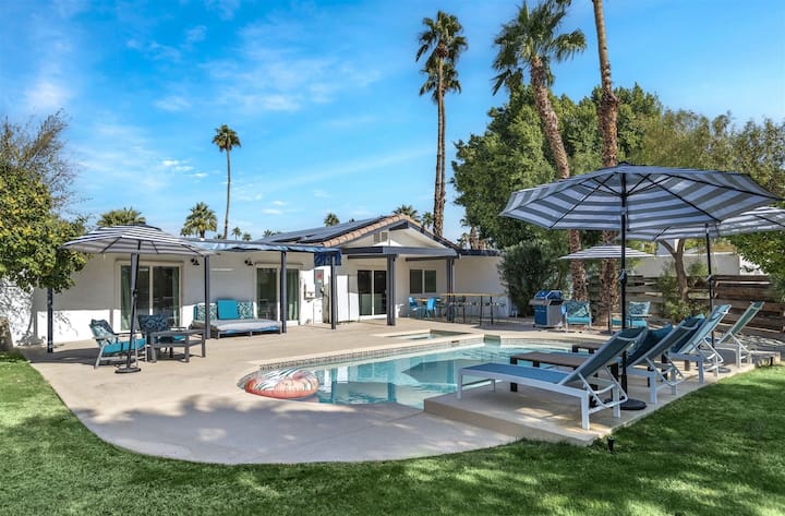 Palm Springs Artistic Pool Home  - Modern Oasis - Palm Springs, CA