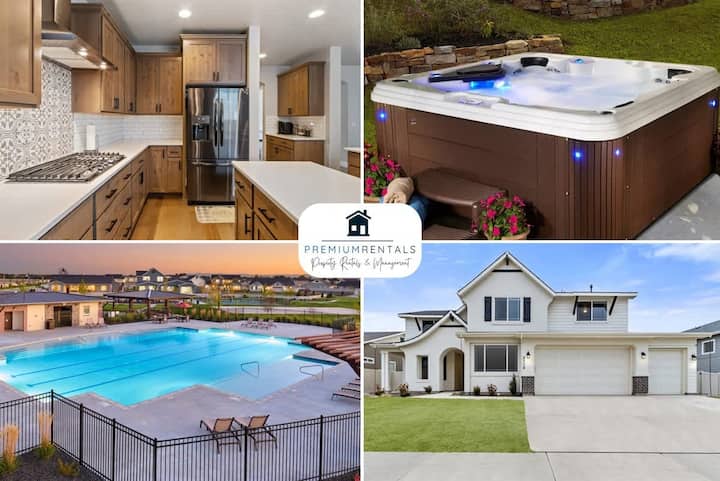 5br Meridian Home – Hot Tub, Pool Access & Family - Meridian, ID