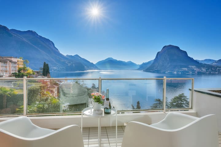 Honeymoon With Stunning View - Happy Rentals - Lugano