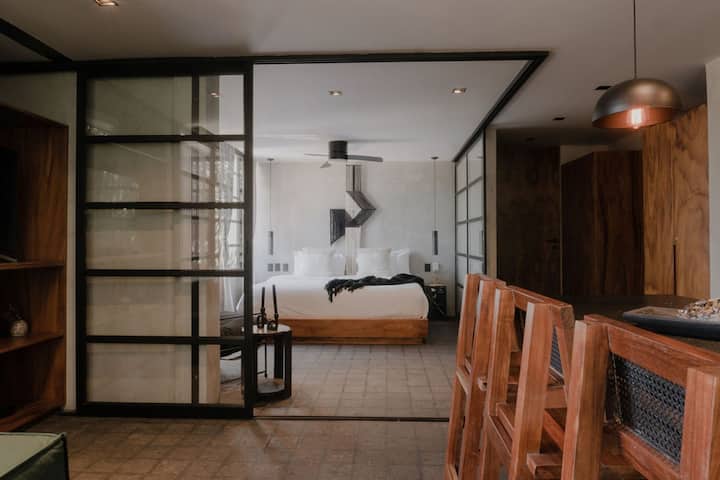 Designer Jungle Loft Beach Club Access - Tulum