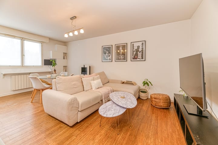 50m Gem - 400m Gare: Garage Privé, Terrasse, Wifi - Grenoble