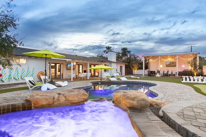 Serenity Villa! Heated Pool+spa+outdoor Tv+ - Phoenix, AZ