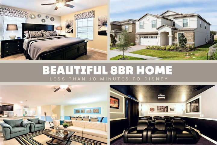 Familyhome With Themed Rooms & Resort Access - Florida