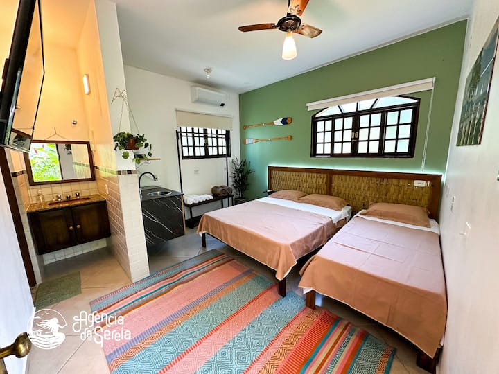 Suite For 3 People, 150m From  Perequê Beach - Ilhabela