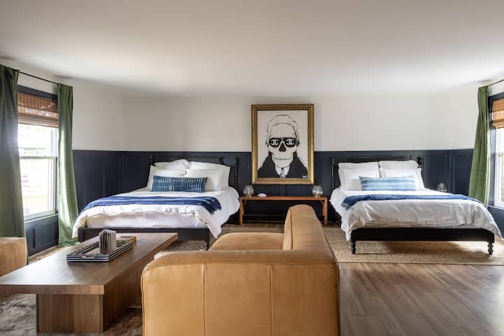 Hotel Bebe | Bungalow 1 | Pool+fire Pit - Round Top, TX