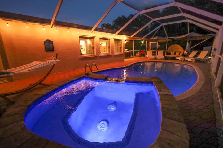 Utopia Resort Heated Pool/spa/waterfal By Relaxtay - West Palm Beach