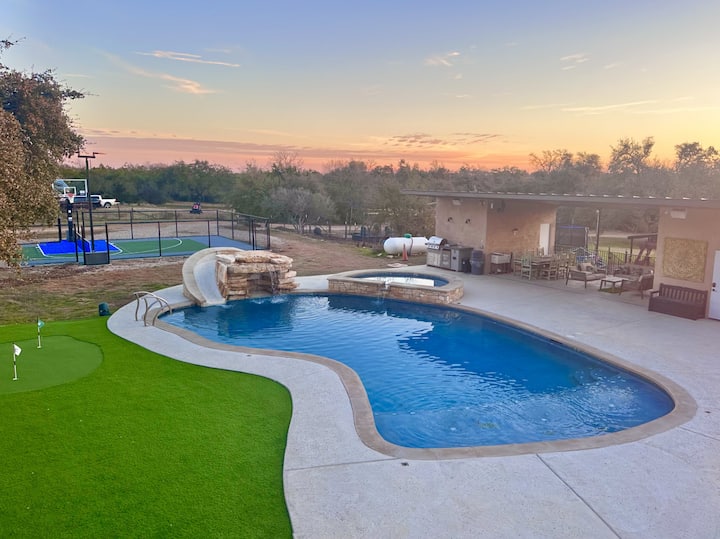 Tree Top Retreat-pool-playground-brewery - Dripping Springs, TX