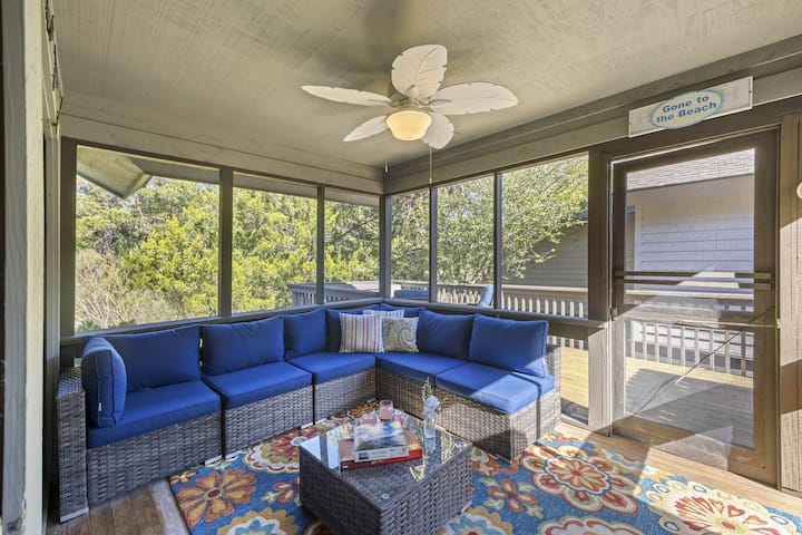 Oceanwoods Cottage, Lagoon Views, Screened Porch - Kiawah Island, SC