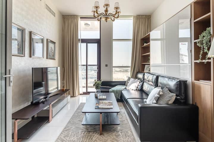 Cozy 1br Apt Minutes To Metro Station! - Dubái