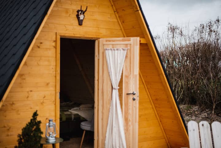 Scandinavian-style Forest Cabin For 3 People - Eibergen