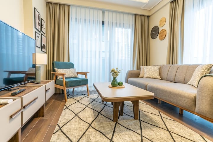 Modern & Fancy 2-bedroom Apt With Nespresso - Maslak