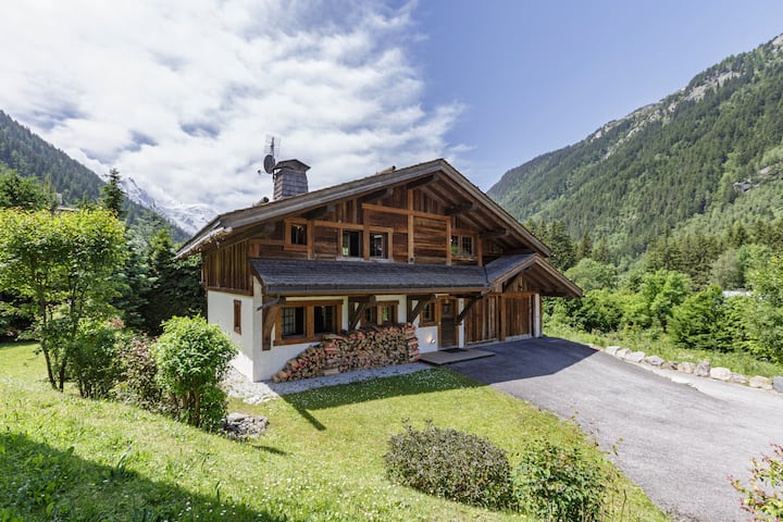 Chalet Hermine 5*, Avec Jacuzzi Et Sauna, Les Chos - Chamonix-Mont-Blanc