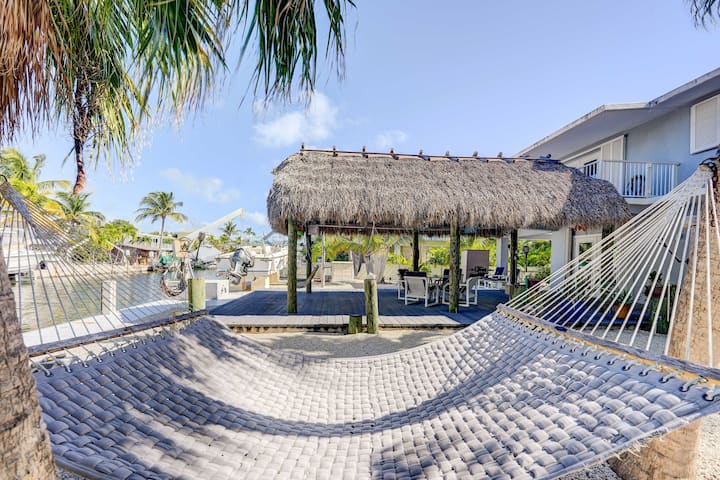 Canal-front Florida Keys Home W/ Dock! - Islamorada, FL
