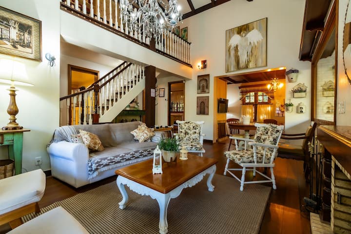 Rosa Casa Jardim Da Serra - Canela