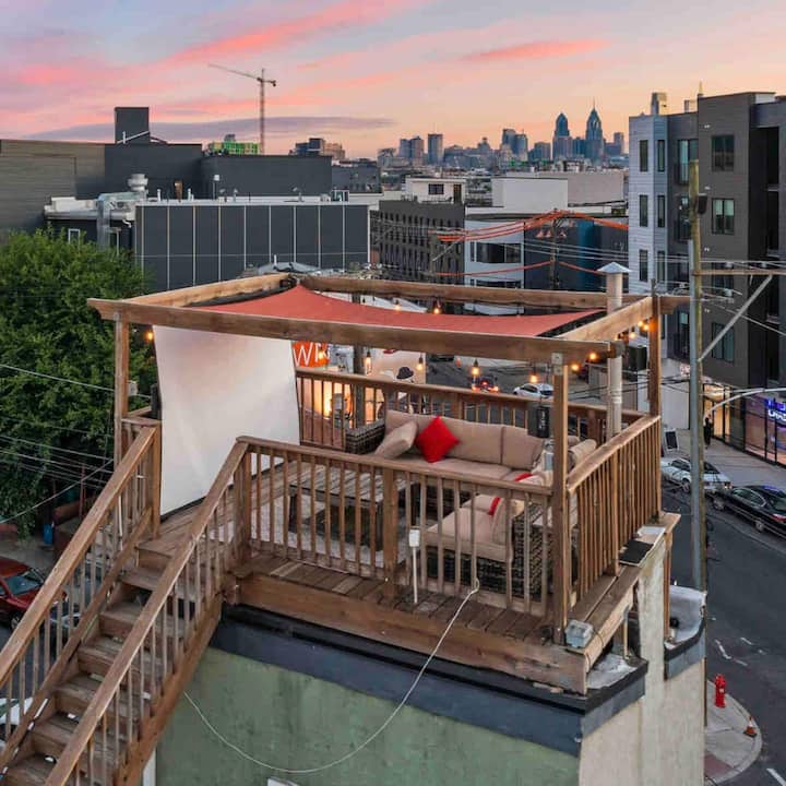 Fishtown Rooftop Deck, Best Location In City - Philadelphia, PA
