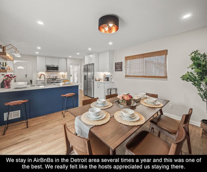 Modern Charmer | Finished Basement | Patio | Games - Troy, MI