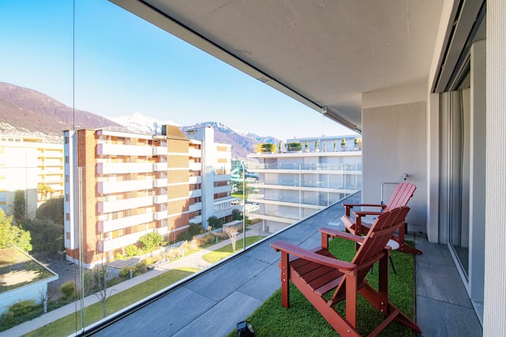 Appartement à 3 Minutes Du Lido (Casa Leini) - Locarno