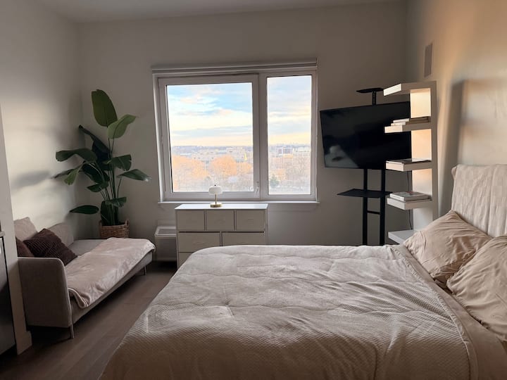 Luxury Studio W/ City Views + Premium Amenities - Nueva York