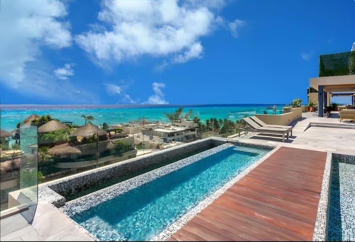 Luxury Rooftop Ocean View Pool | Singular Joy | - Playa del Carmen