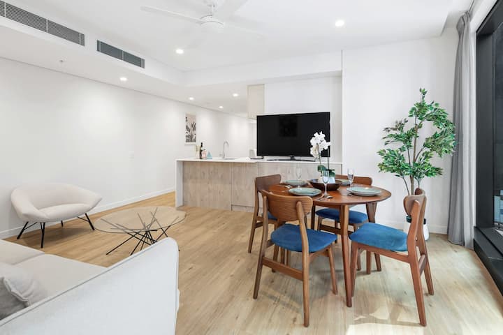 Cassa One - Luxury 2 Bed Apt In Brisbane City - 밀턴