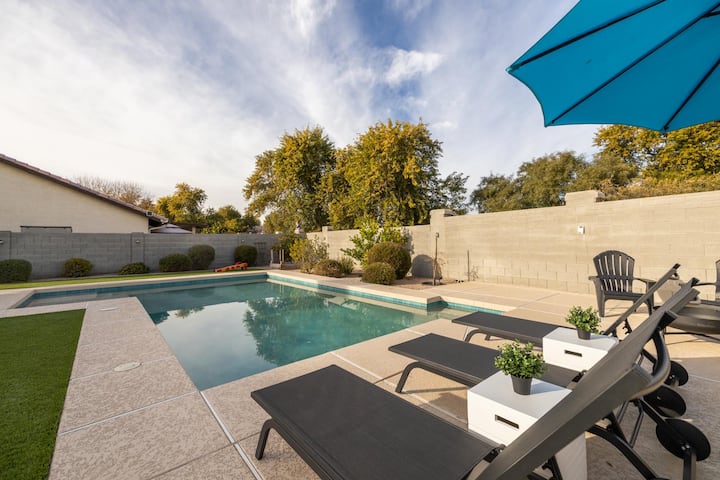 A Must Gilbert Stay - Heated Pool + Games - Chandler, AZ