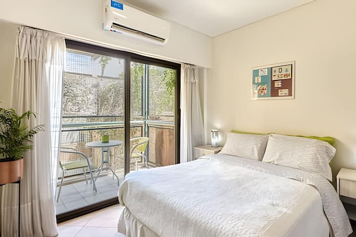 Cozy Studio! Palermo Hollywood W/ Private Balcony - Buenos Aires