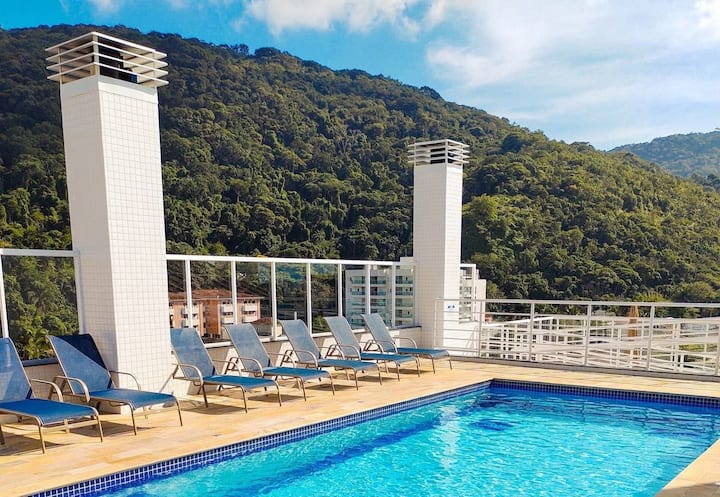 Apê Pmr 5º Andar, Duas Vagas De Garagem - Ubatuba