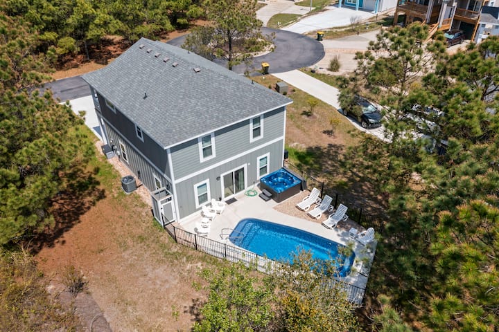Beachin' Awesome: Saltwater Pool, Spa, Soundside - Corolla, NC