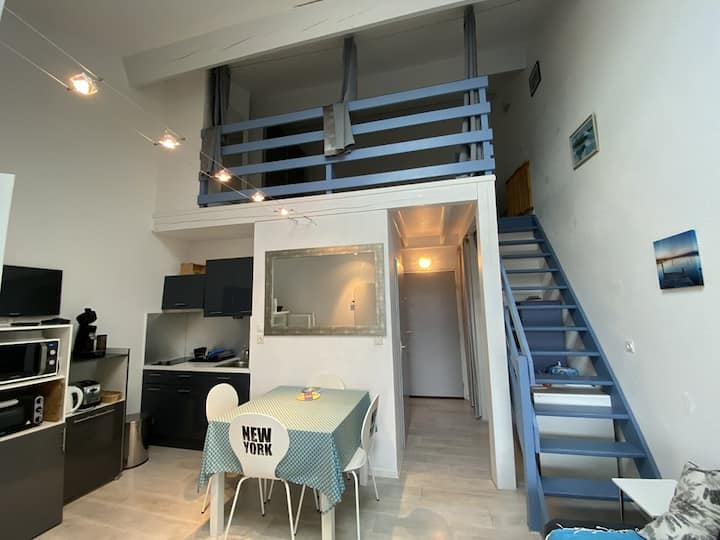 Appartement Mezzanine Avec Vue Sur Le Port - Capbreton