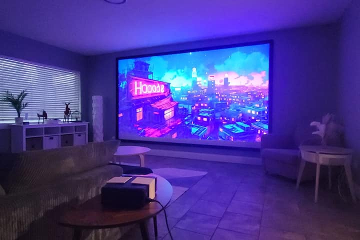 3br Escape • 155" Projector • Pool Table + Lounge - 오렌지 파크