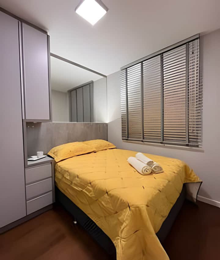 Unico E Moderno No Batel Com Ar-condicionado - Curitiba