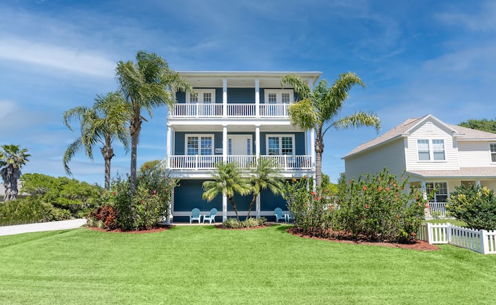 Vilano Beach 6/4 | Ocean Views | Hot Tub & Fun - St. Augustine, FL