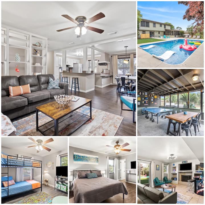 Pool* 5 Bed*arcade * Fire Pit *Pingpong * - Pensacola, FL