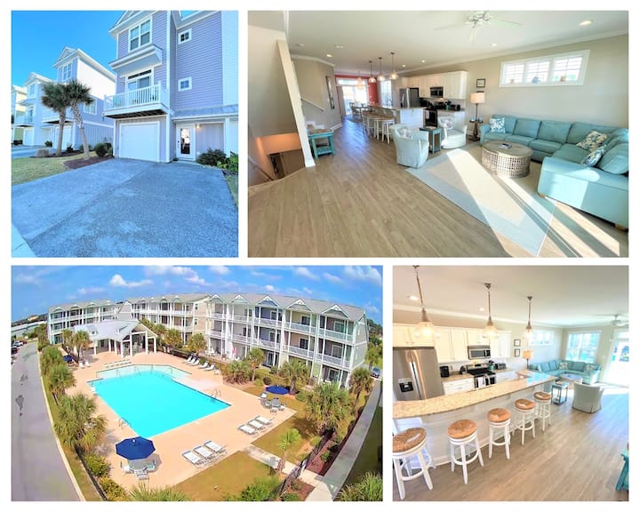 Spacious Poolside 4br Short Walk To The Beach! - Atlantic Beach, NC