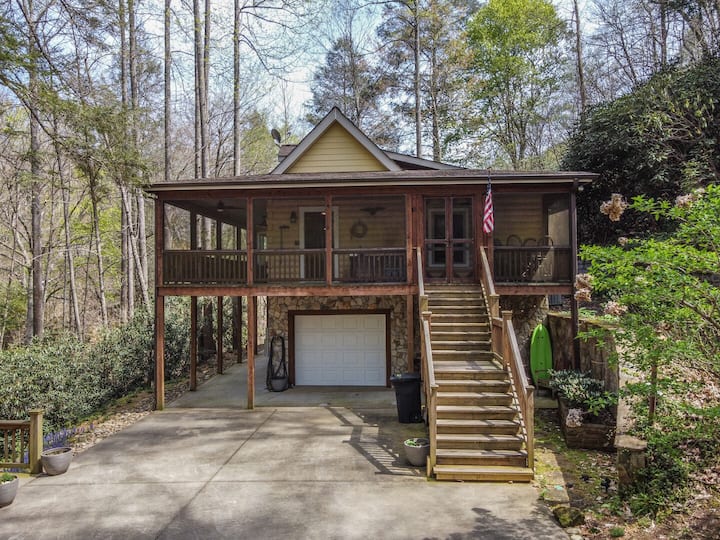 Authentic Mountain Cabin On The Pacolet River! - Saluda, NC