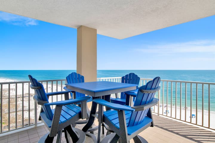 New + Views Beachfront Balcony, Spacious, Pool W/d - Orange Beach, AL