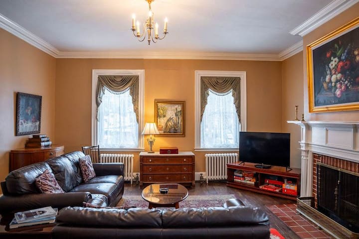 Historic 98 Fire Pit, Game Room, & Dog Friendly - Geneva, NY