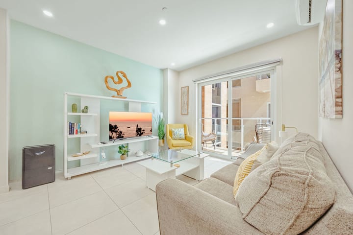 Lux 2br/2ba Condo W/ Balcony And Pool Access - アルバ