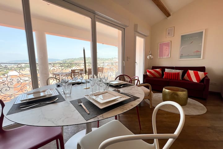 Immogroom - Terrasse Vue Mer - Climatisation - Cannes