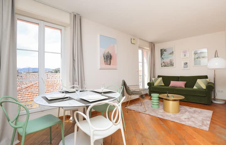 Immogroom - 5min Des Plages - Ac - Magnifique - ibis budget Cannes Centre Ville