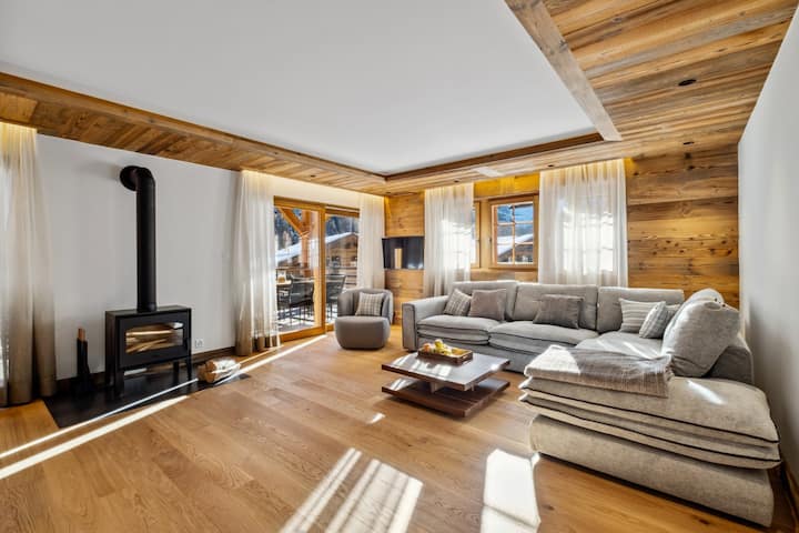 Magnifique Appartement Au Chalet Larchwood Grime - Zinal