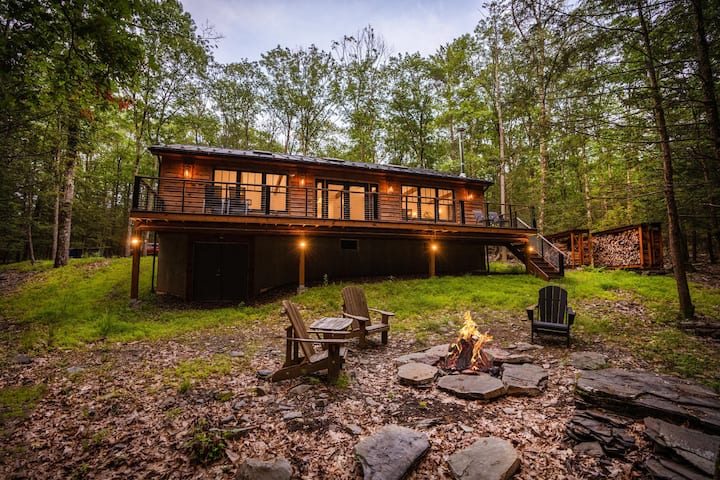 No Pet Fee! Rustic Modern Cabin 5 Min To Hits! - Saugerties, NY