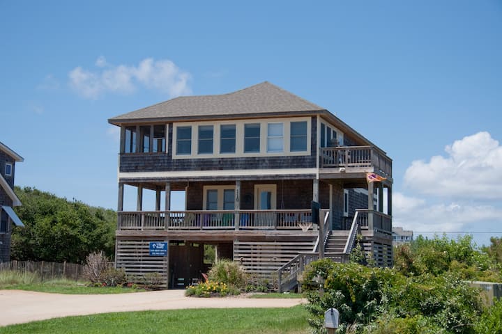 Danube Breezes: Private Pool, Hot Tub, Sound-side - Jockey's Ridge State Park, Nags Head