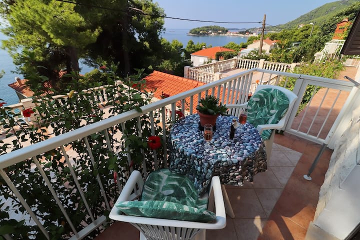 Seaside Apartments Markota - Studio With Sea View - Korčula