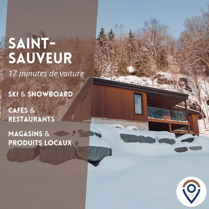 Luxueux Chalet - Vue Sur Lac & Spa - Mont-Gabriel, QC