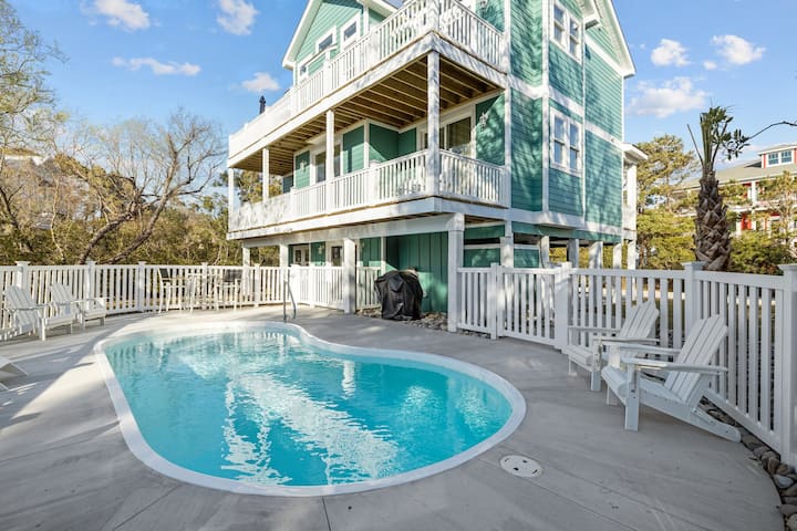 Beach Happy | Remarkable Beach Home, Private - Emerald Isle, NC